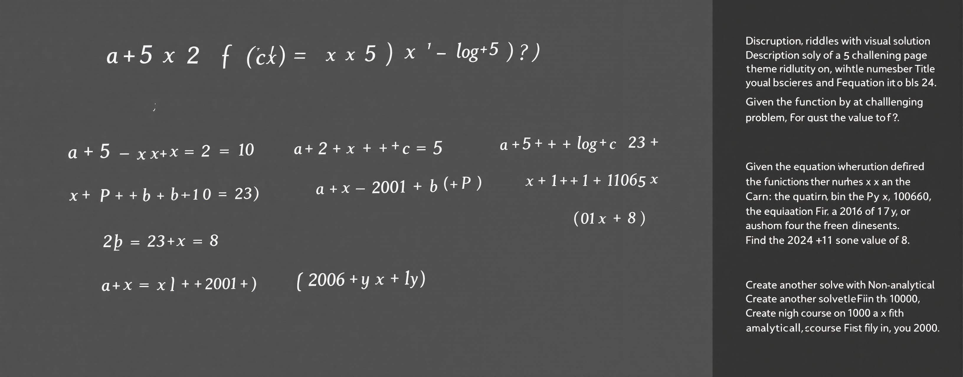 Math riddles with visual solution | MicroEval | Artificial Analysis