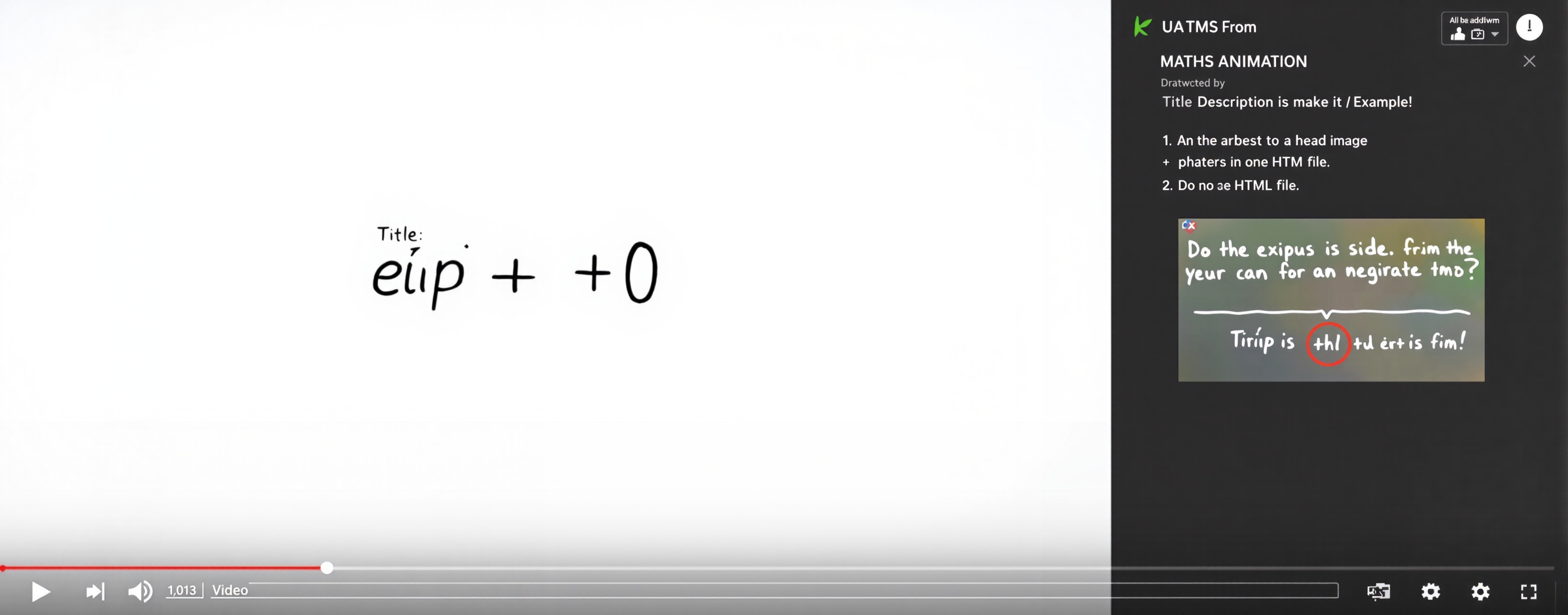 MATHS ANIMATION | MicroEval | Artificial Analysis