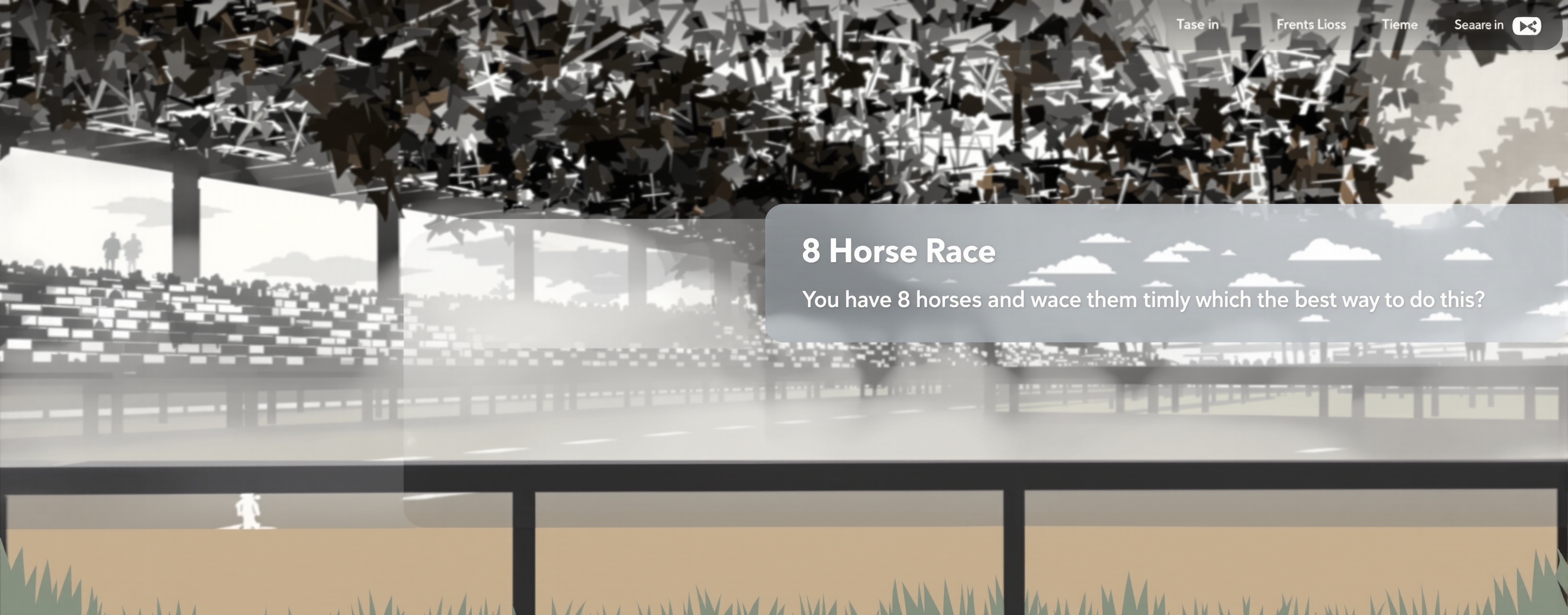 8 Horse Race | MicroEval | Artificial Analysis