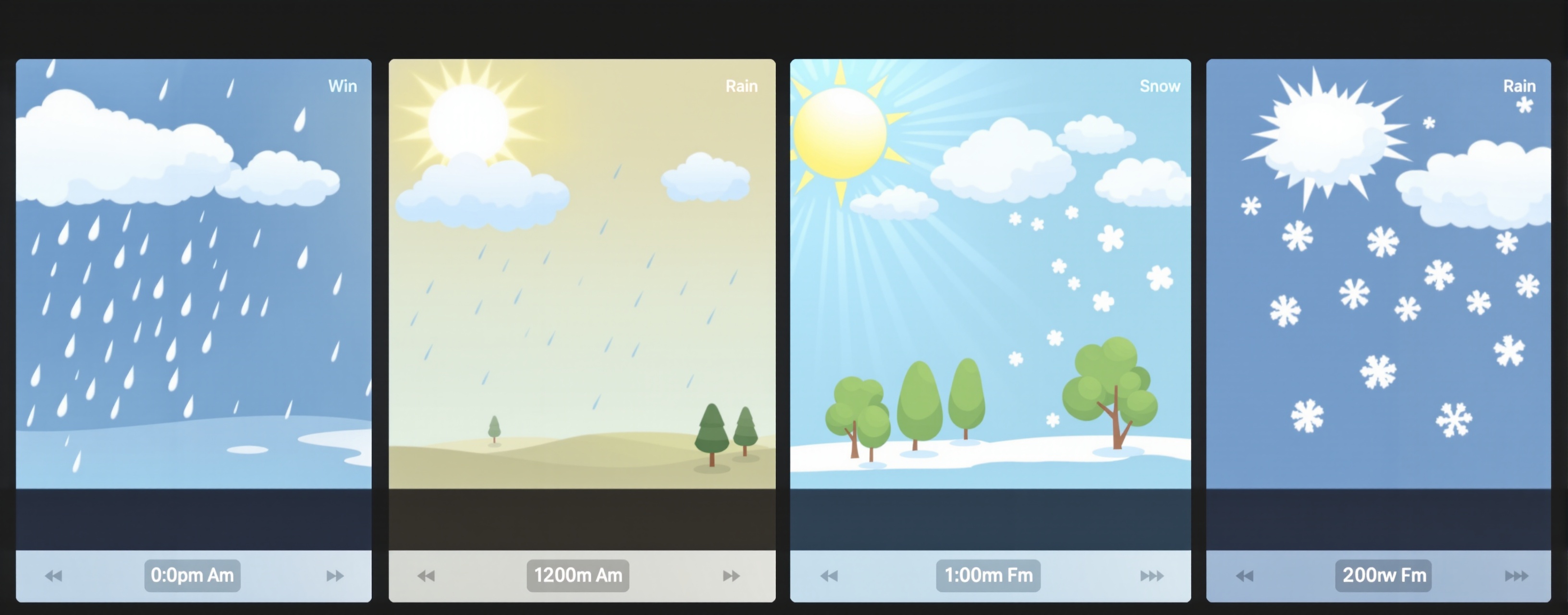 Weather animation | MicroEval | Artificial Analysis