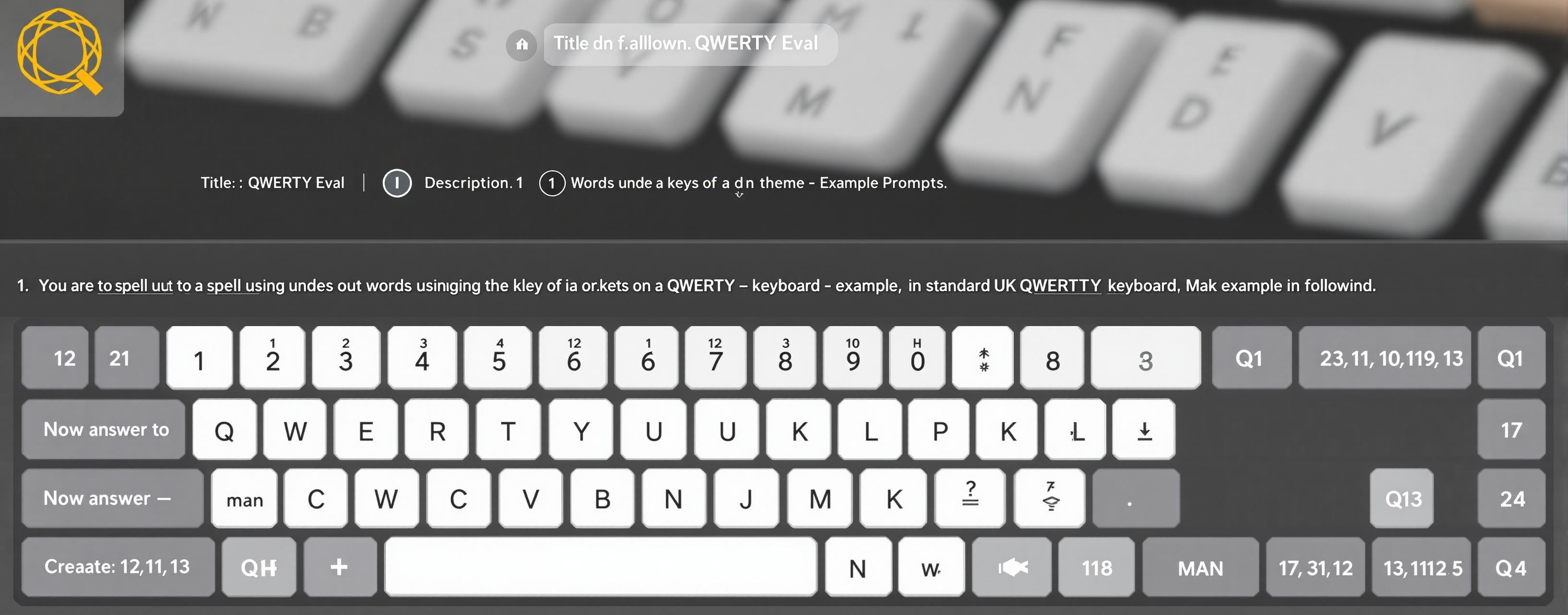 QWERTY Eval | MicroEval | Artificial Analysis